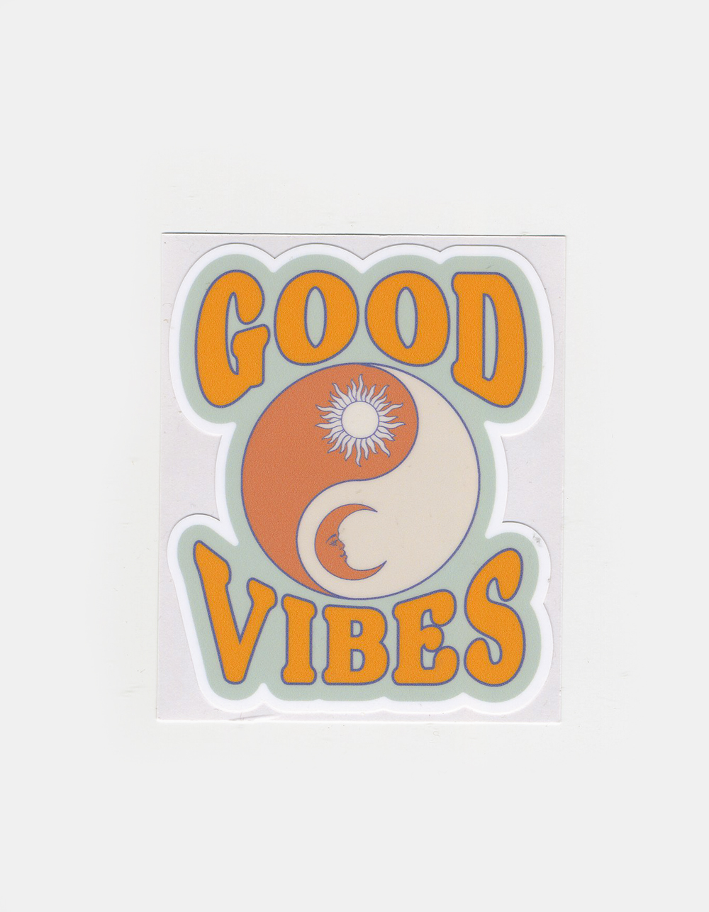STICKER CABANA Good Vibes Sticker - YELLOW | Tillys