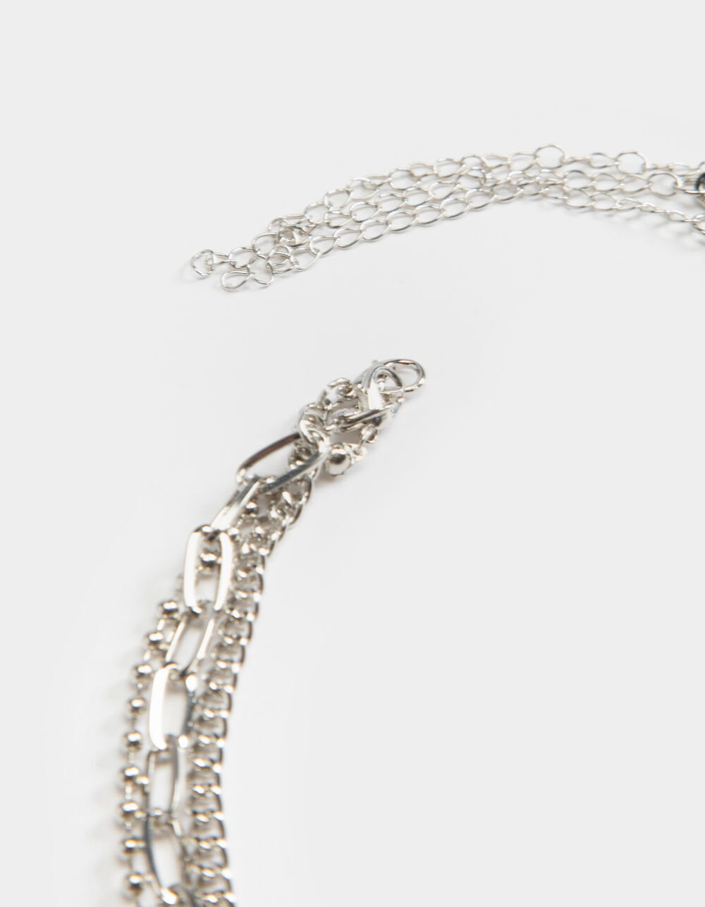 FULL TILT Layered Ball & Toggle Necklace - SILVER | Tillys