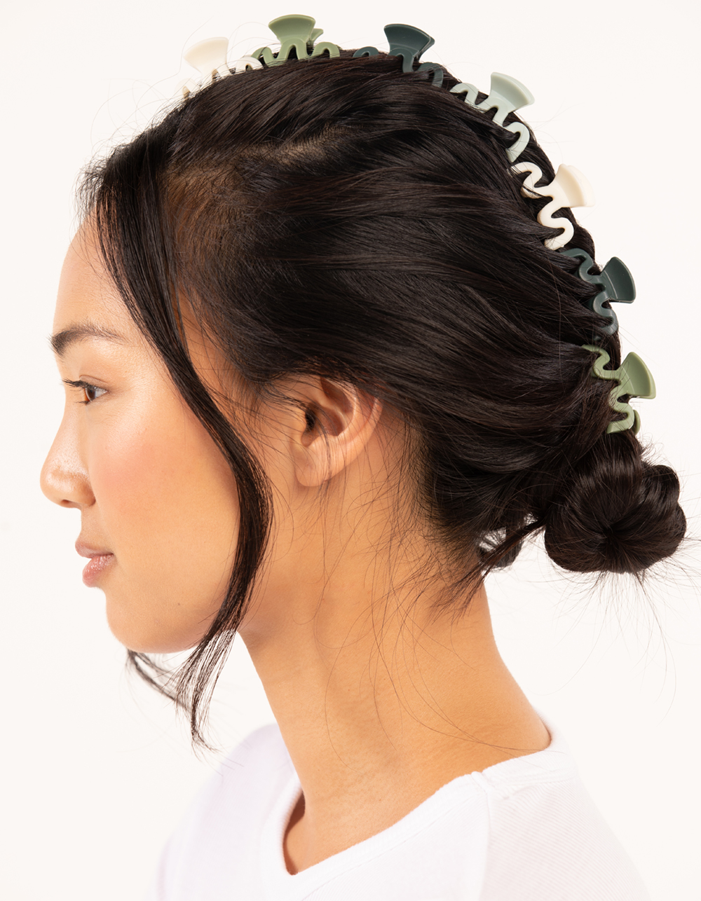 FULL TILT 6 Piece Mini Hair Claw Clips - GREEN COMBO | Tillys