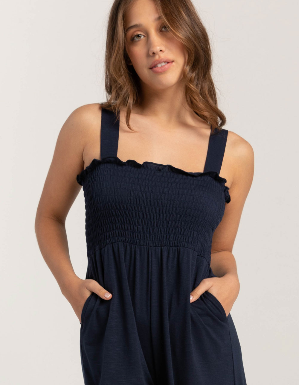 ROXY Just Passing By Womens Jumpsuit - NAVY | Tillys