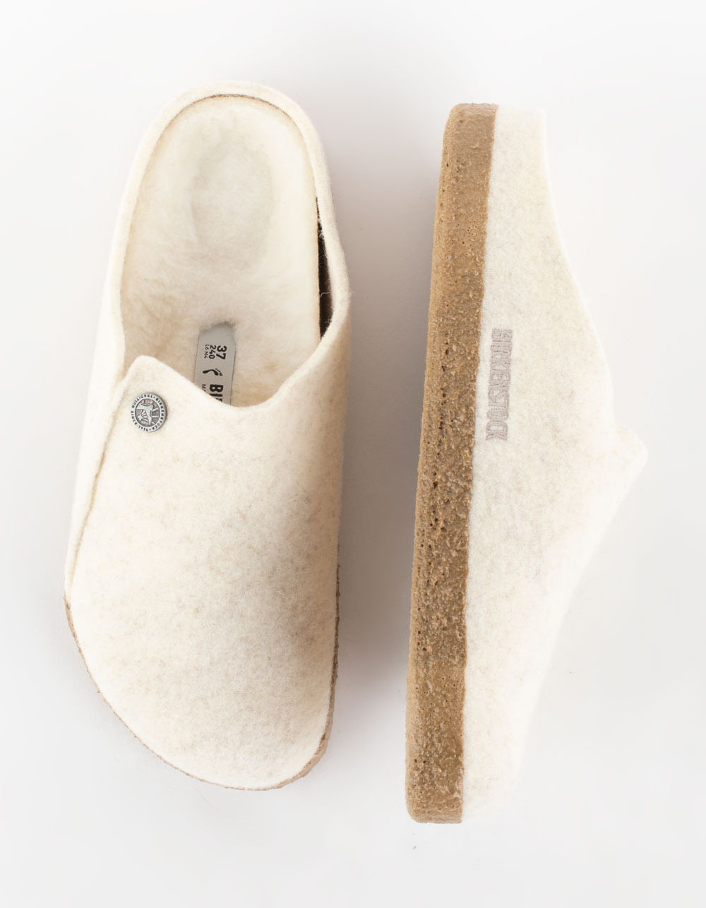 BIRKENSTOCK Zermatt Shearling Womens Slippers - ECRU | Tillys
