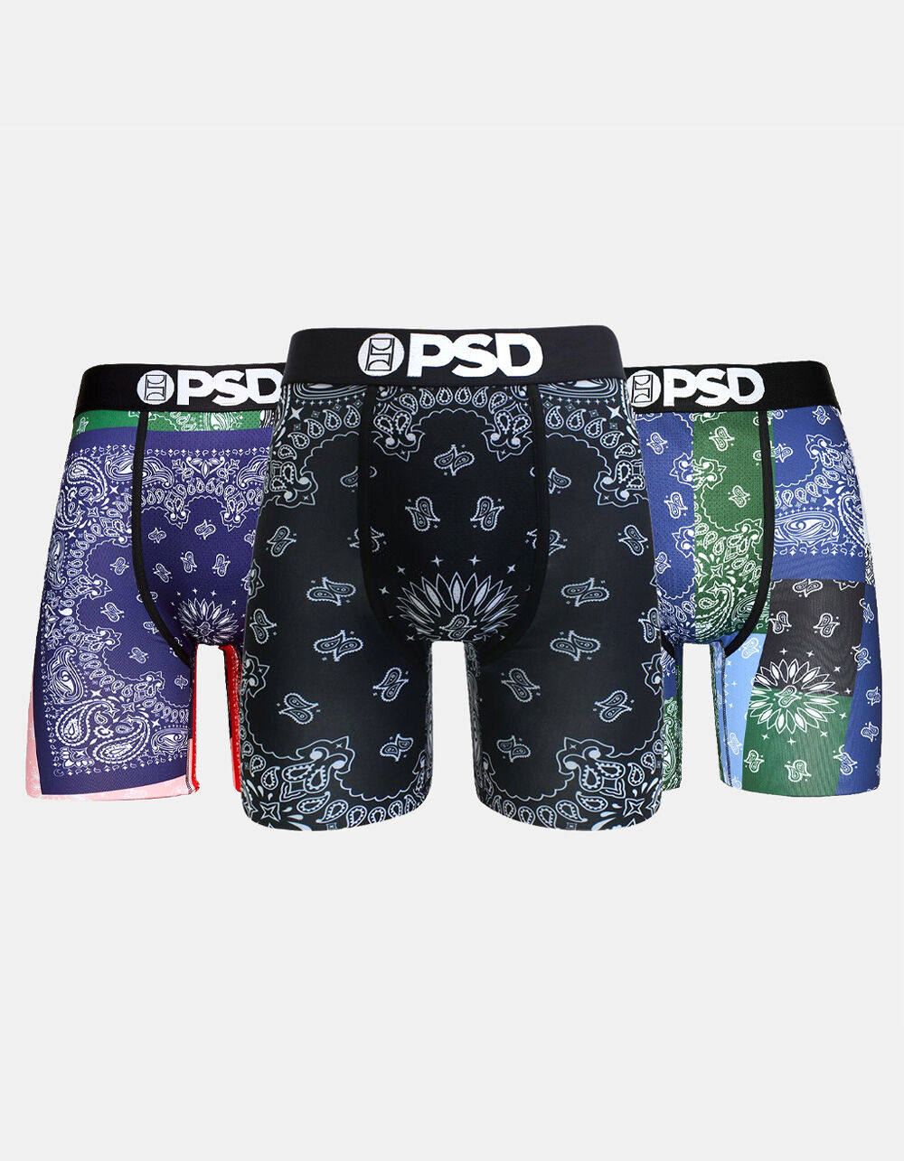 PSD Bandana 3 Pack Mens Boxer Briefs - MULTI | Tillys