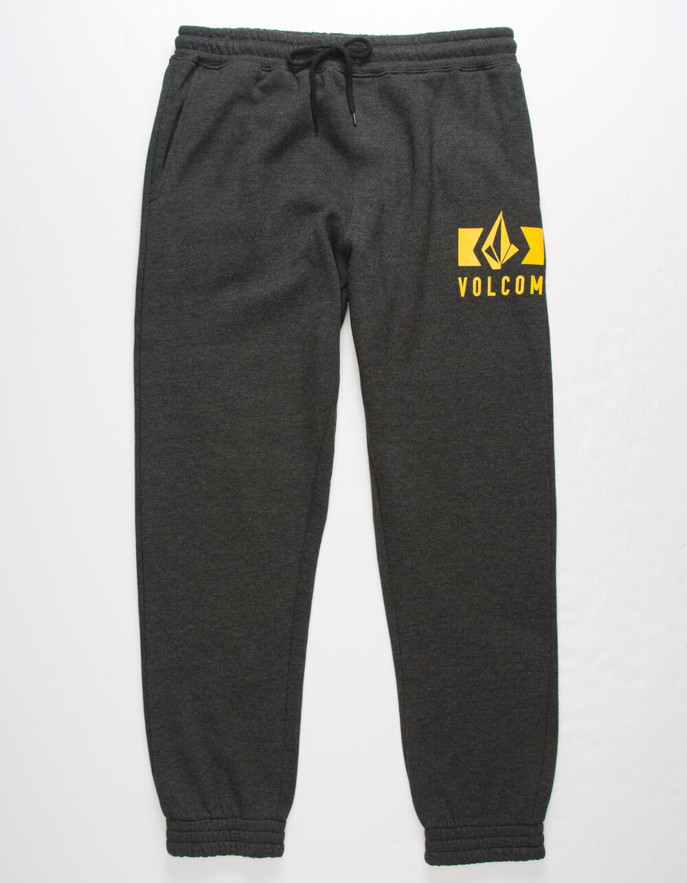 VOLCOM Booker Heather Black Mens Sweatpants - HEATHER BLACK | Tillys