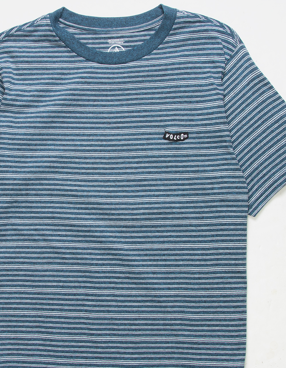 VOLCOM Static Stripe Mens Tee - BLUE | Tillys