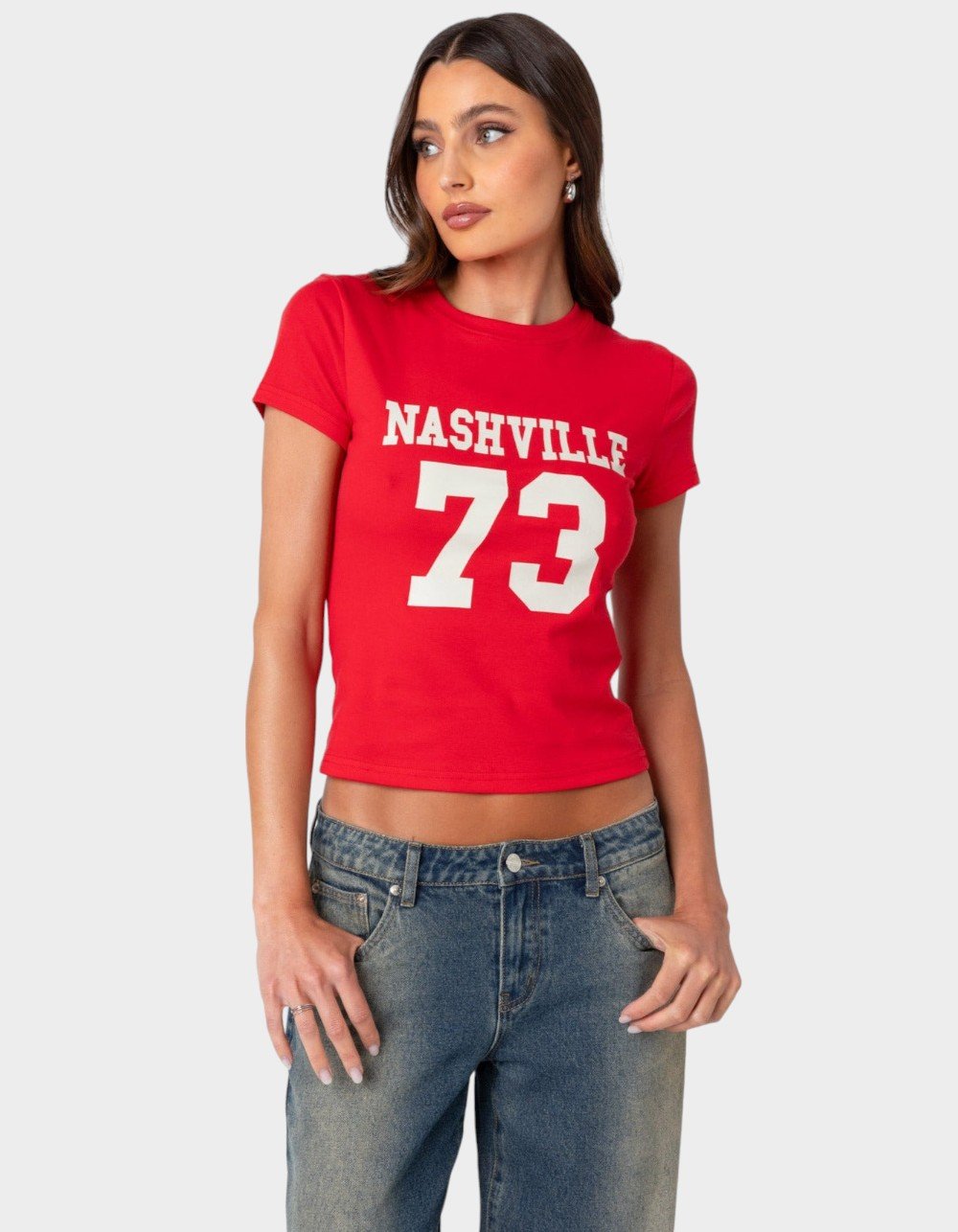 EDIKTED Nashville Tee - RED | Tillys