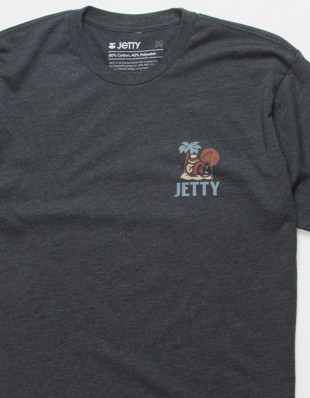 JETTY Stranded Mens Tee - CHARCOAL | Tillys