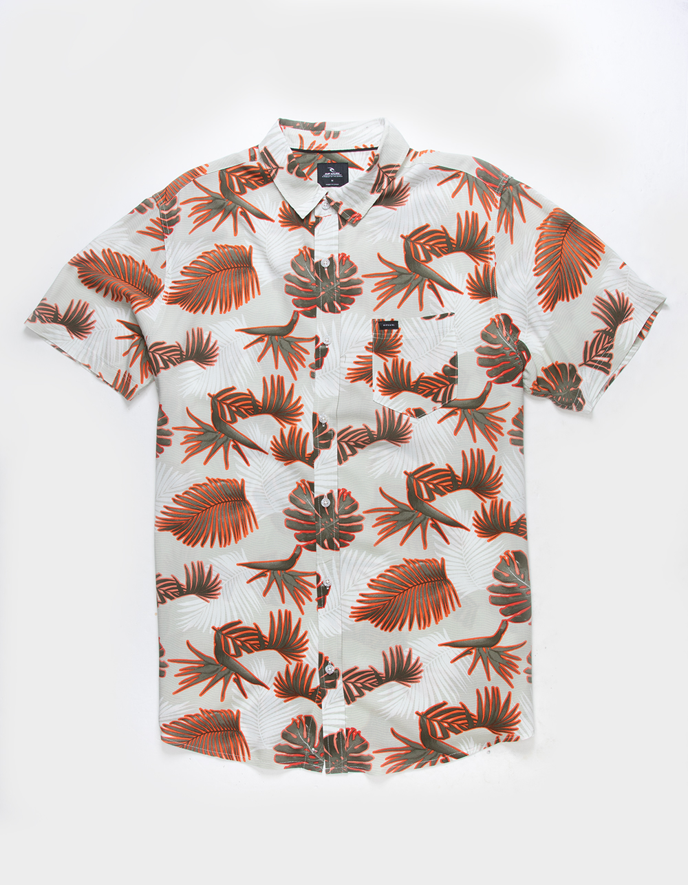 RIP CURL Tropical Daze Mens Button Up Shirt - WHITE | Tillys
