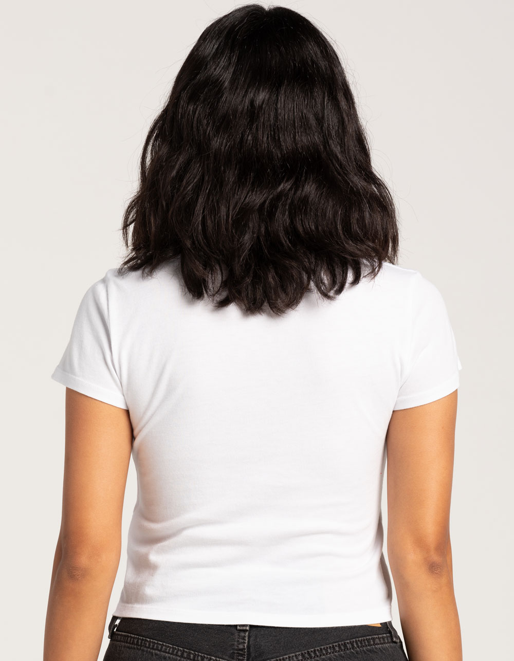 HURLEY Flower Tubing Womens Baby Tee - WHITE | Tillys