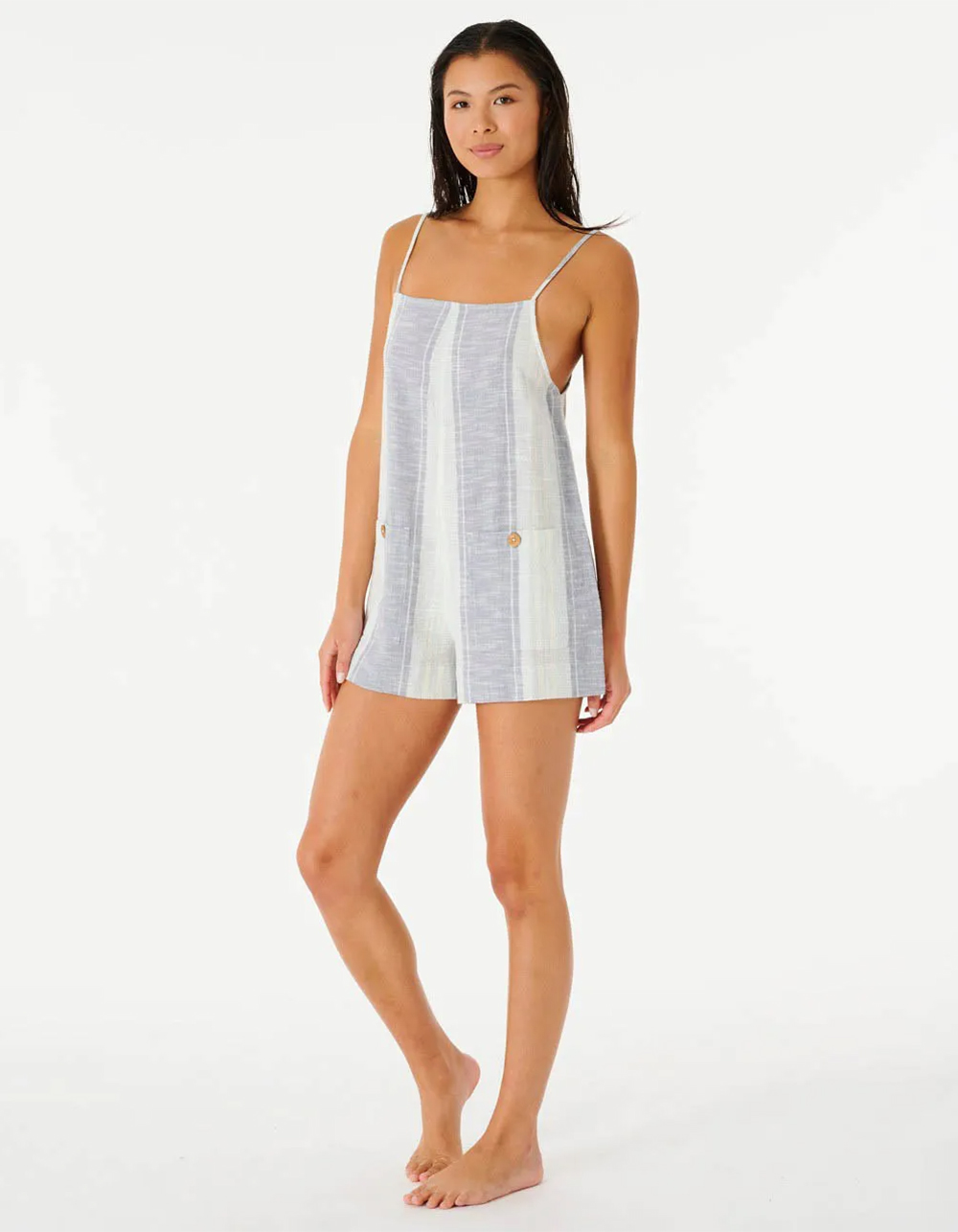 RIP CURL Classic Surf Stripe Romper - BLUE/WHT | Tillys