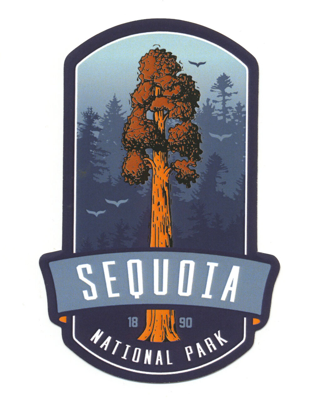 Sequoia Sticker - BLUE | Tillys