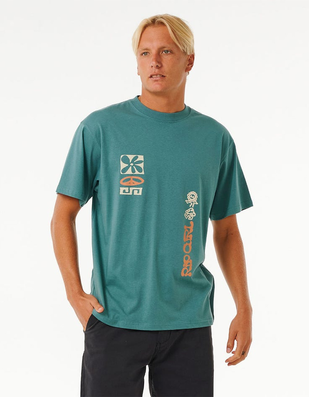 RIP CURL Saltwater Culture Power Plants Mens Tee - BLUE | Tillys