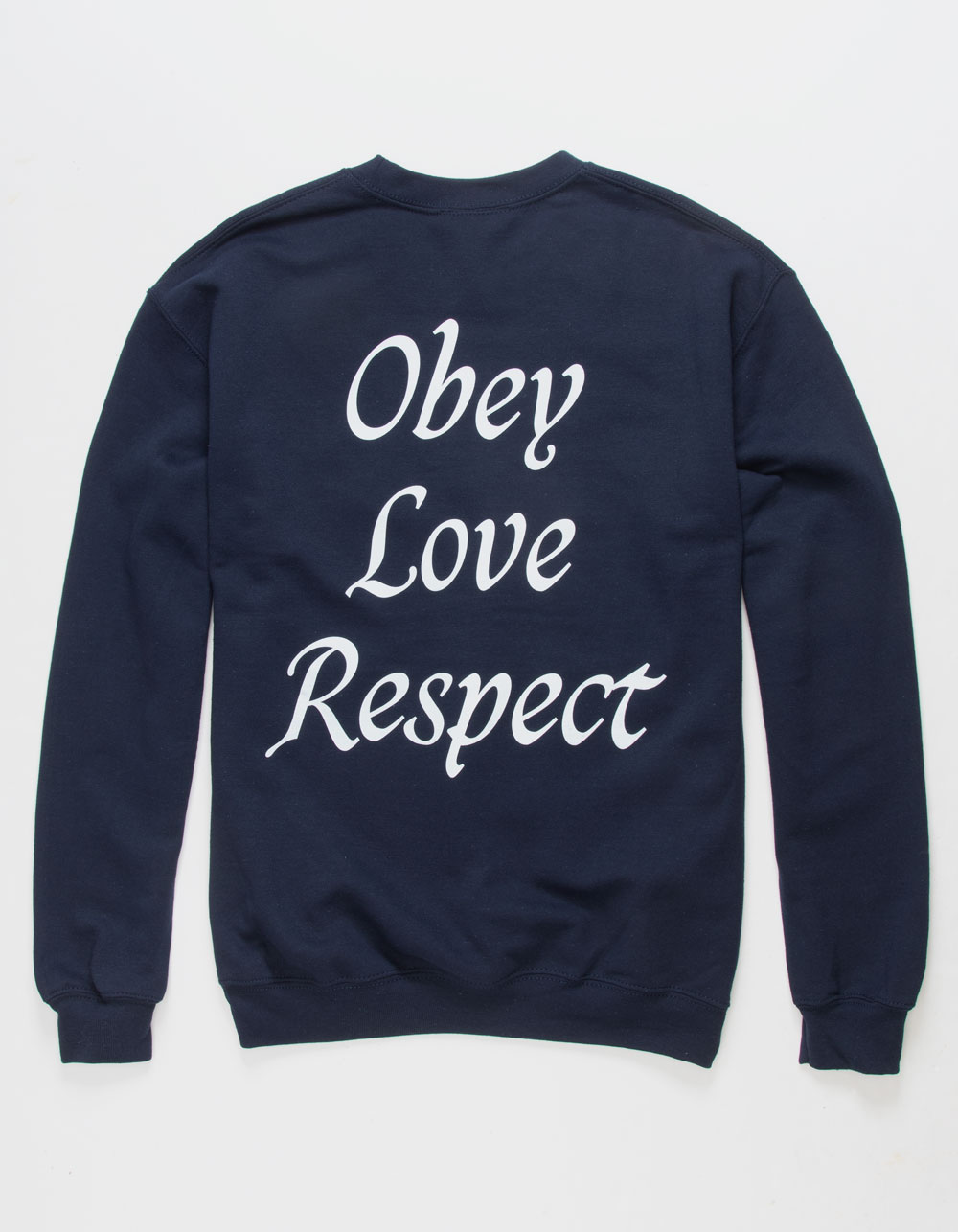 OBEY Respect Mens Crewneck Sweatshirt - NAVY | Tillys