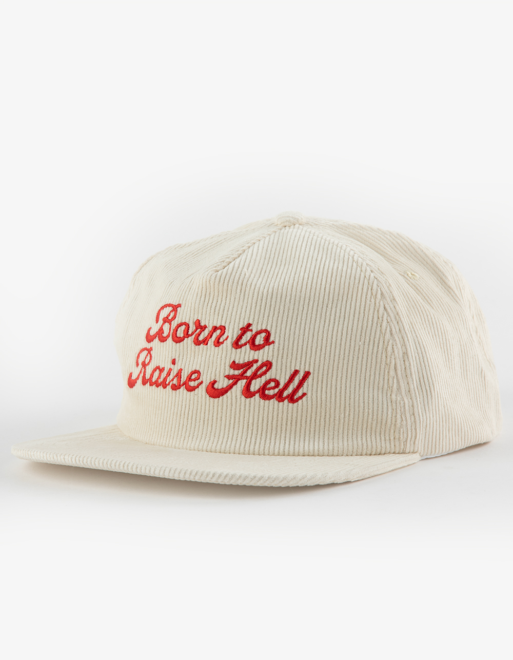LANDERS SUPPLY HOUSE Born To Raise Hell Corduroy Snapback Hat - WHITE ...