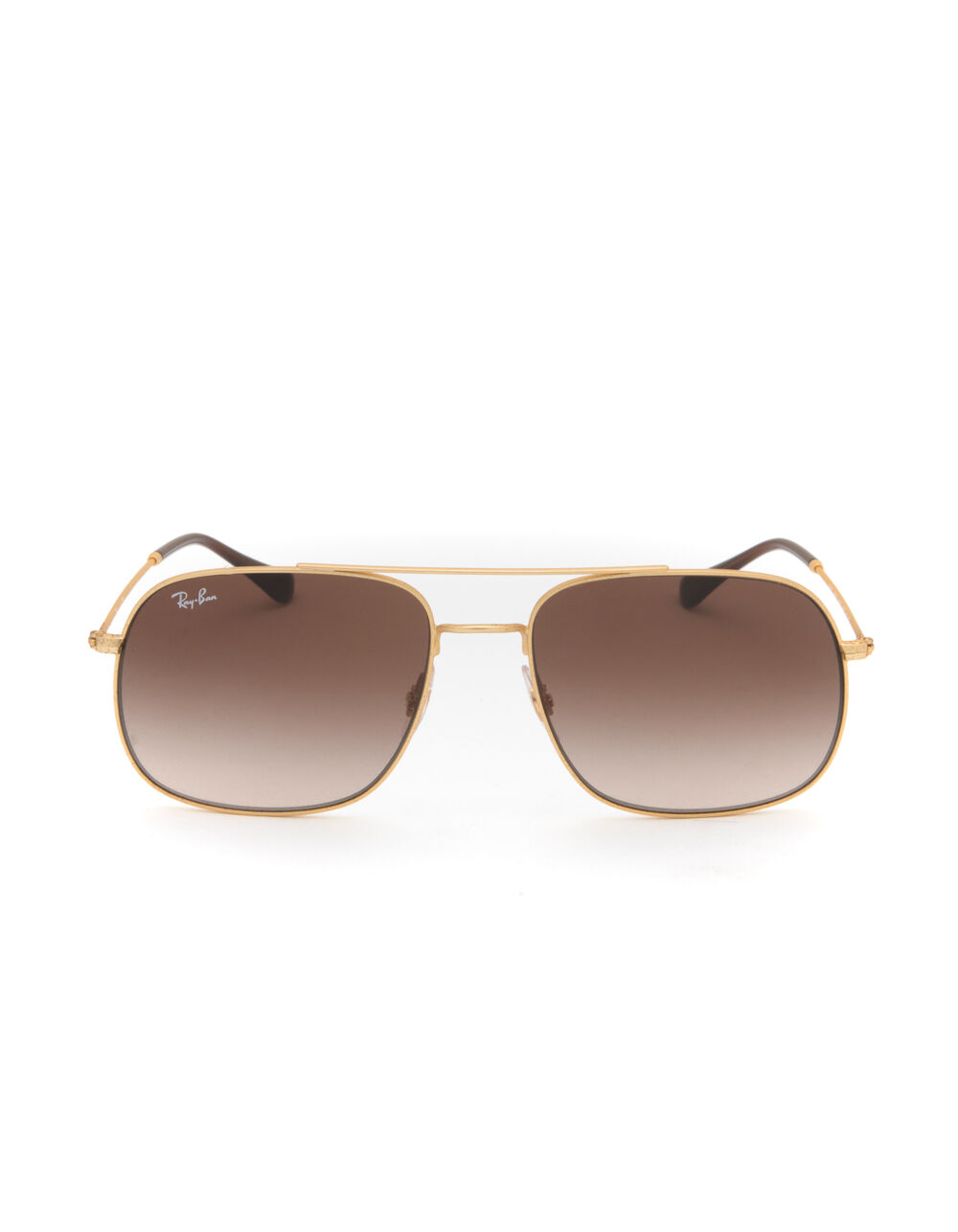 RAY-BAN RB3595 Gold & Brown Sunglasses - BRONZE | Tillys