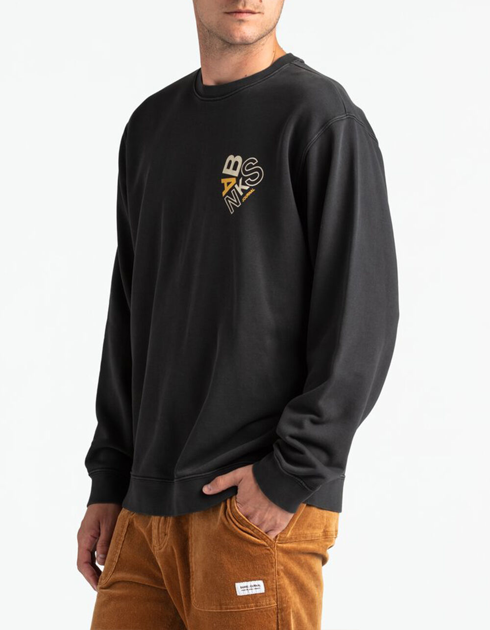 BANKS JOURNAL Decoded Mens Sweatshirt - BLACK | Tillys