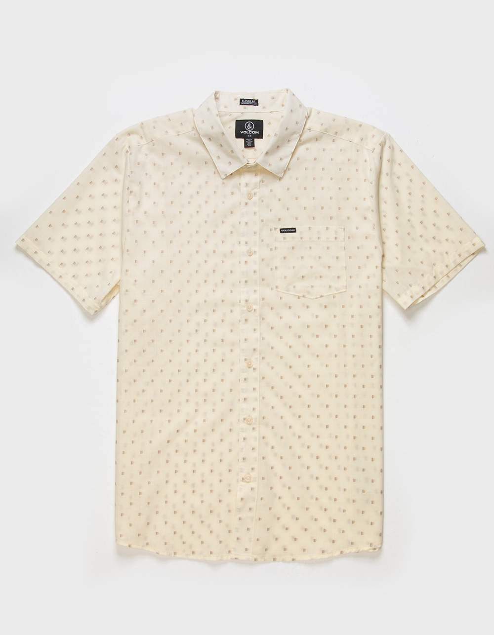 VOLCOM Stone Sewn Dobby Mens Button Up Shirt - OFF WHITE | Tillys