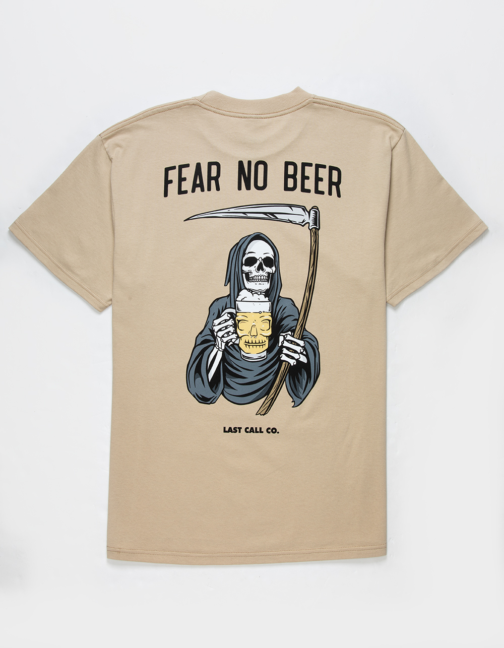 LAST CALL CO. Fear No Beer Mens Tee - TAN | Tillys