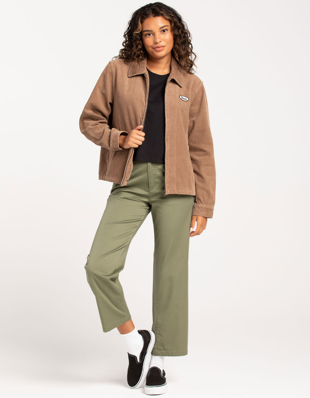 BRIXTON Utopia Womens Cord Jacket - TWINE | Tillys