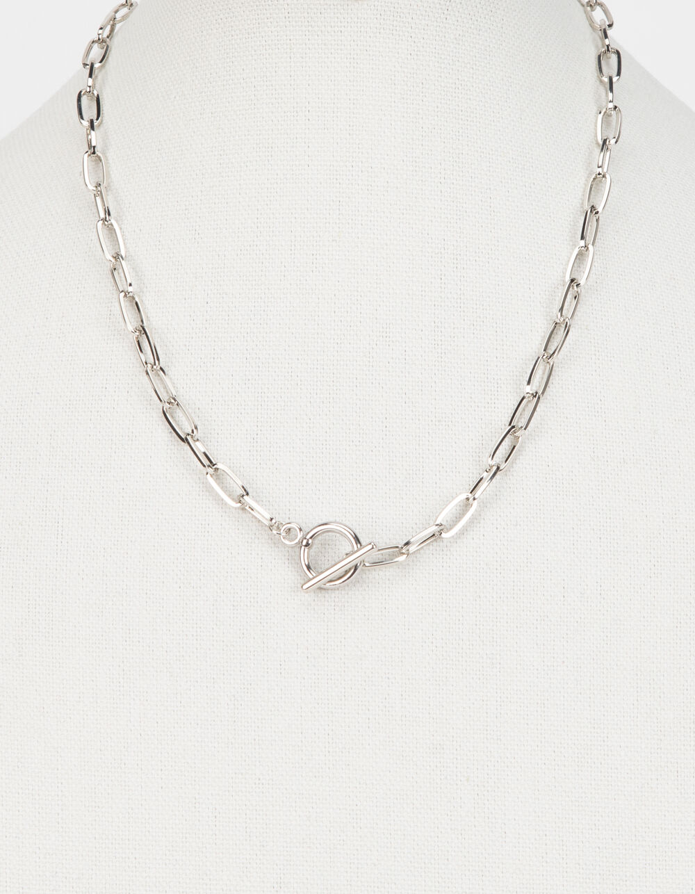 FULL TILT Layered Ball & Toggle Necklace - SILVER | Tillys