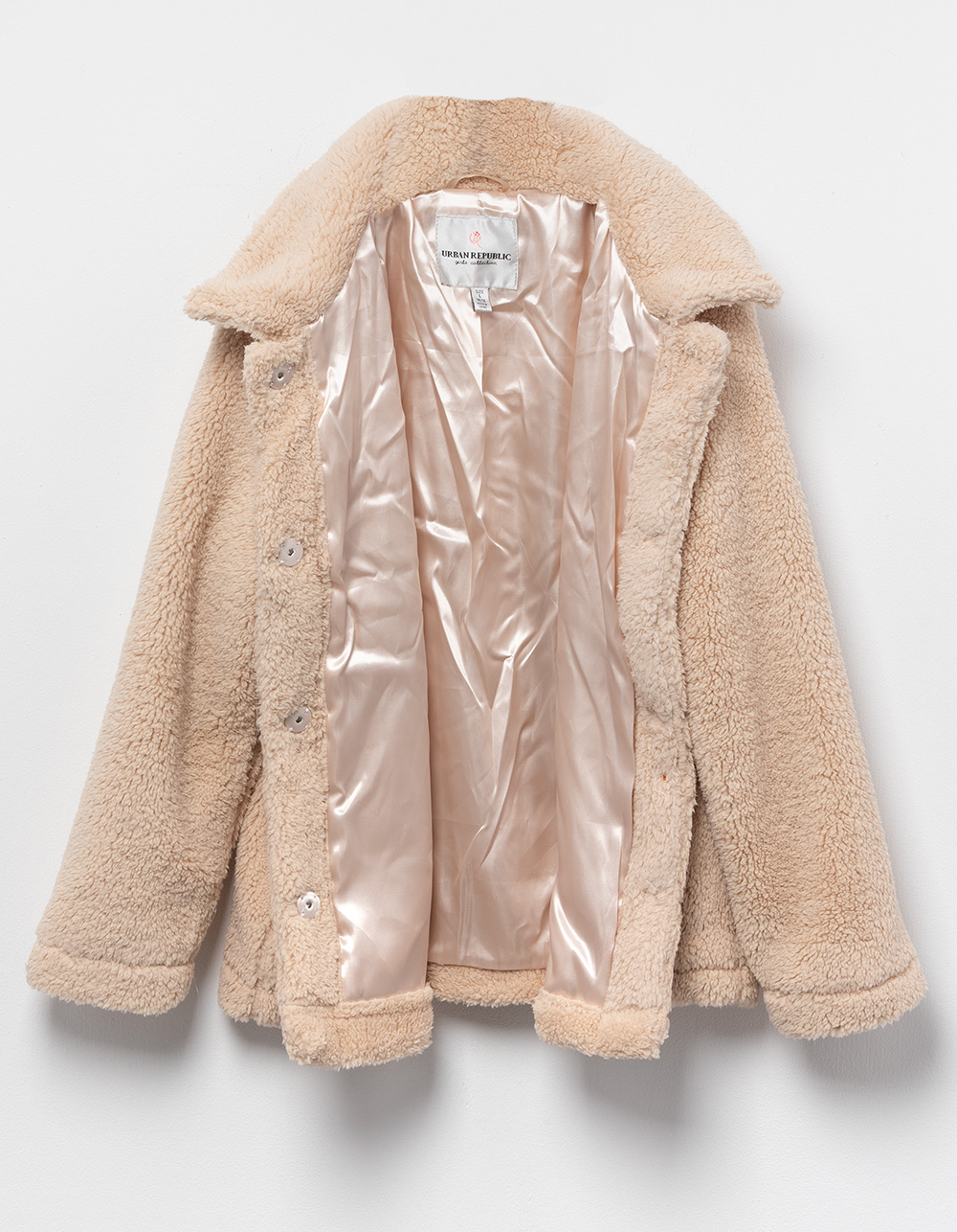 URBAN REPUBLIC Girls Sherpa Jacket - CREAM | Tillys