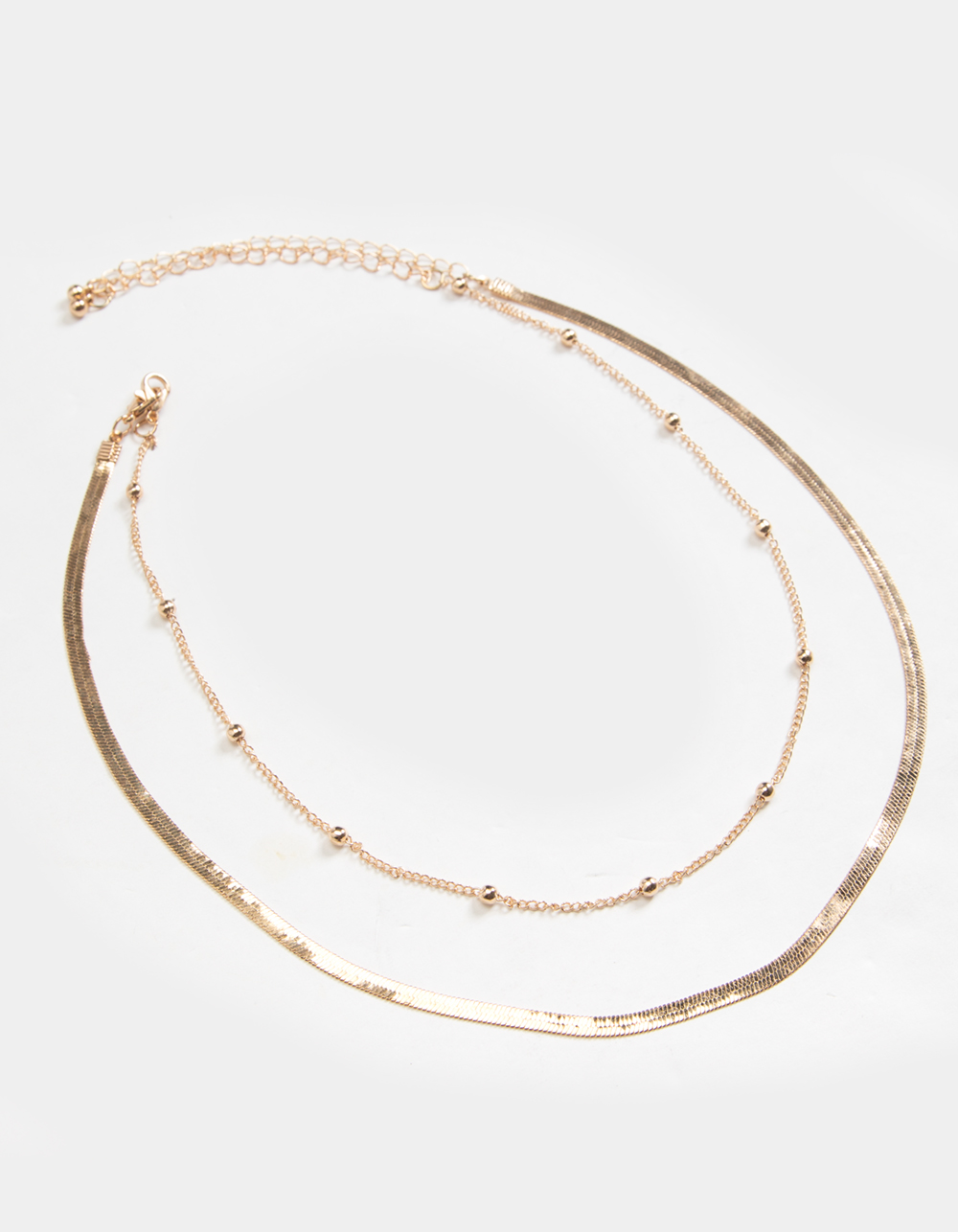 FULL TILT Basic Layered Ball Necklace - GOLD | Tillys