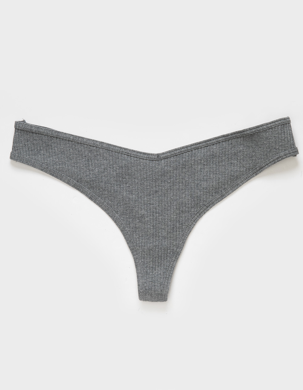 FULL TILT V-Rib Thong - HEATHER GRAY | Tillys