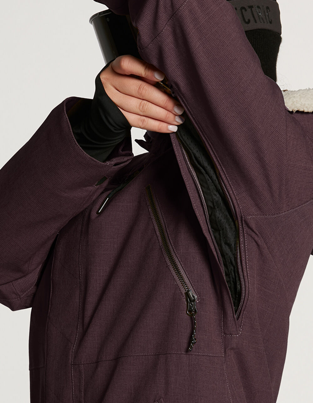 VOLCOM Shrine Insulated Womens Snow Jacket - BURGUNDY | Tillys