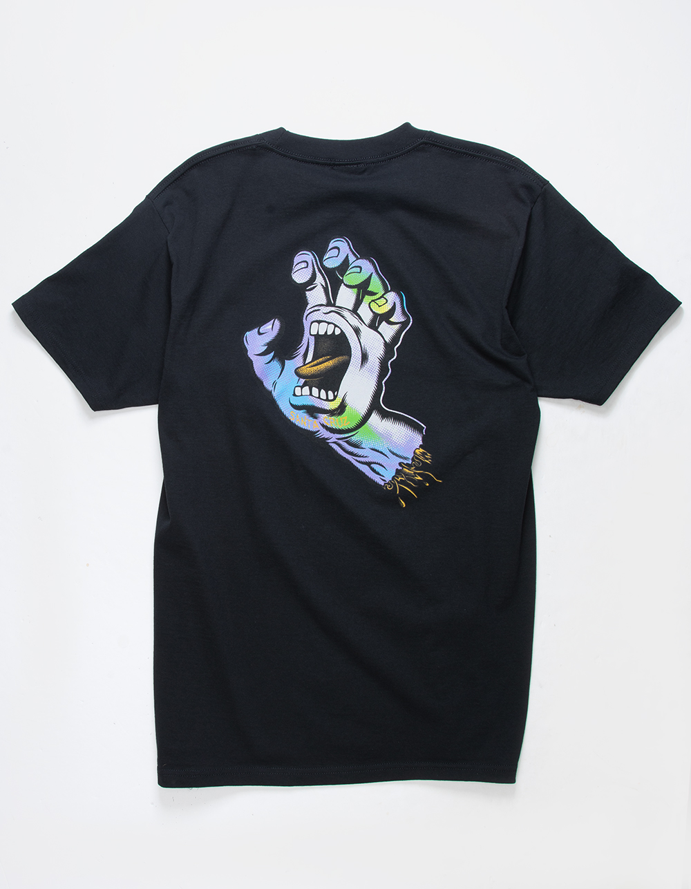 SANTA CRUZ Holo Screaming Hand Mens Tee - BLACK | Tillys