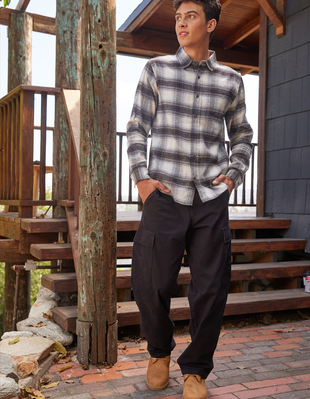 RSQ Mens Plaid Flannel - WHITE COMBO | Tillys
