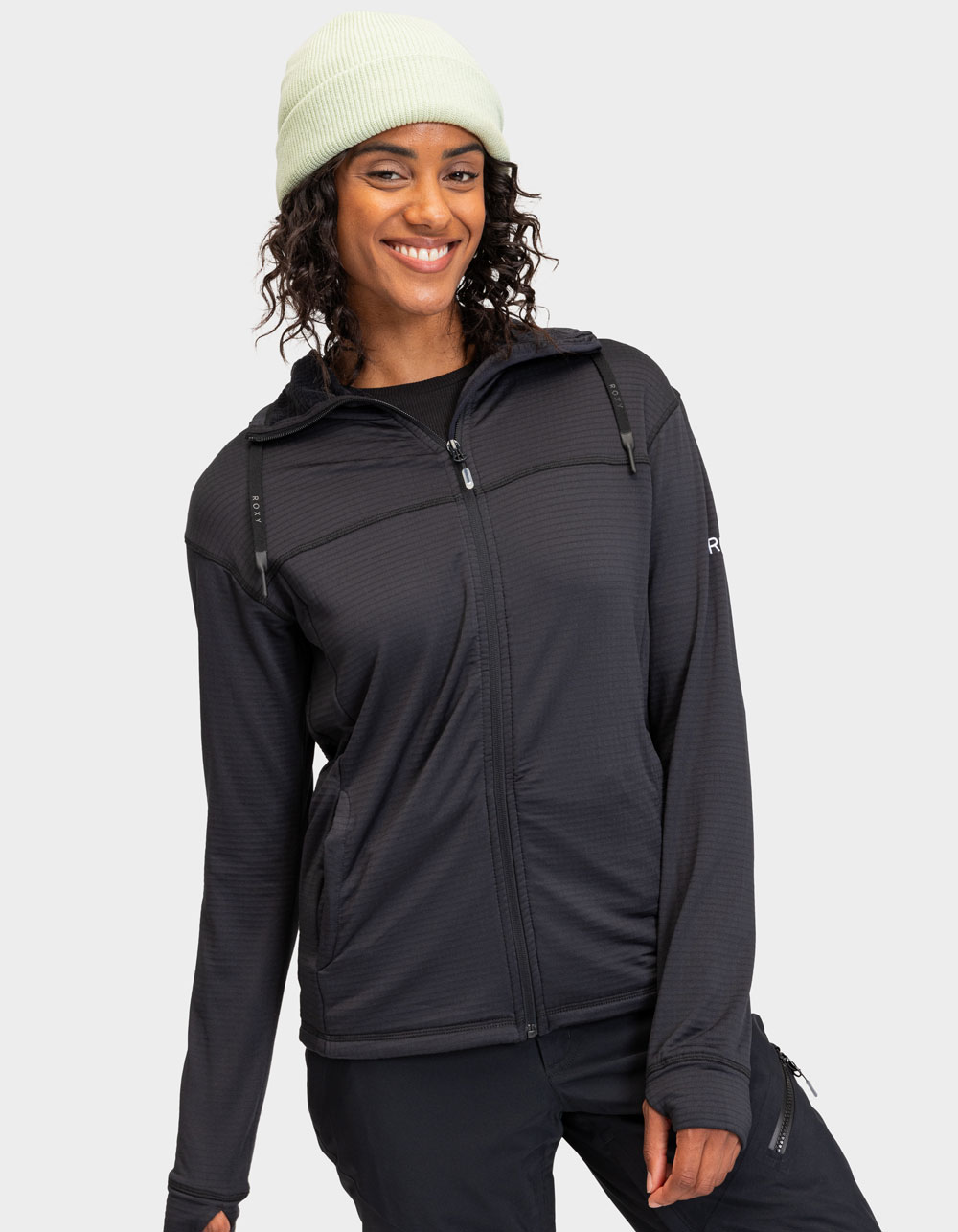 ROXY Vertere Womens Technical Zip-Up Fleece - BLACK | Tillys