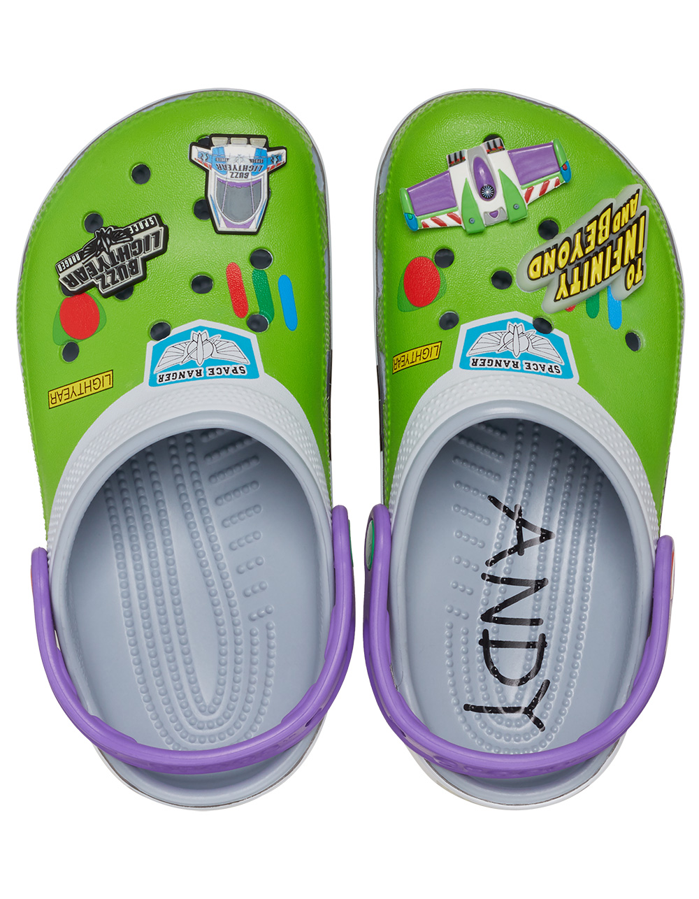 CROCS x Disney Pixar Toy Story Buzz Lightyear Toddlers Classic Clogs ...