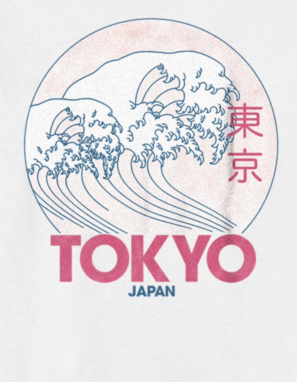 DESTINATION Tokyo Vintage Wave Unisex Kids Tee - WHITE | Tillys