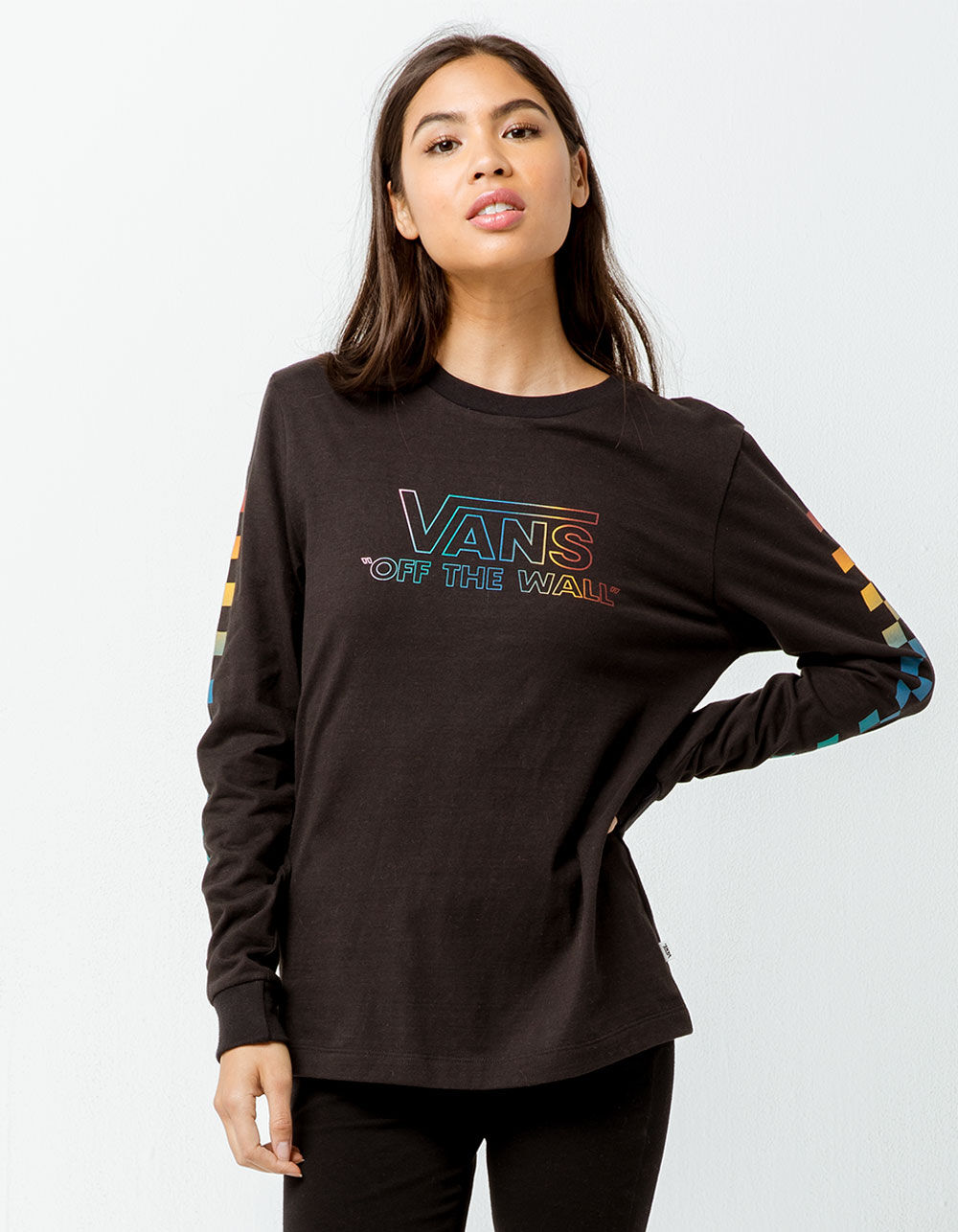 VANS Classic Vee Out Womens Tee - BLACK | Tillys