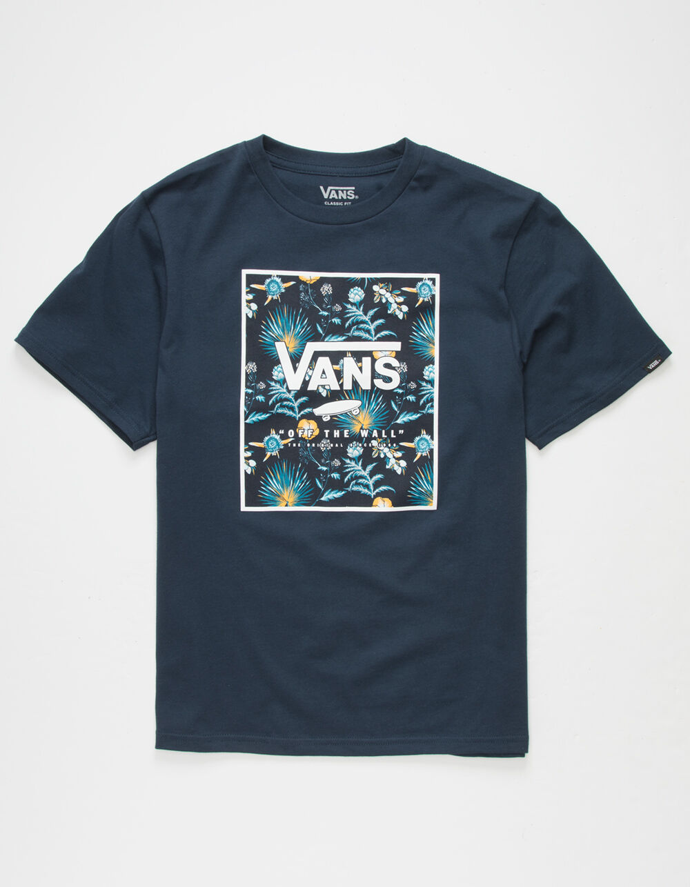 VANS Califas Box Print Boys T-Shirt - NAVY | Tillys