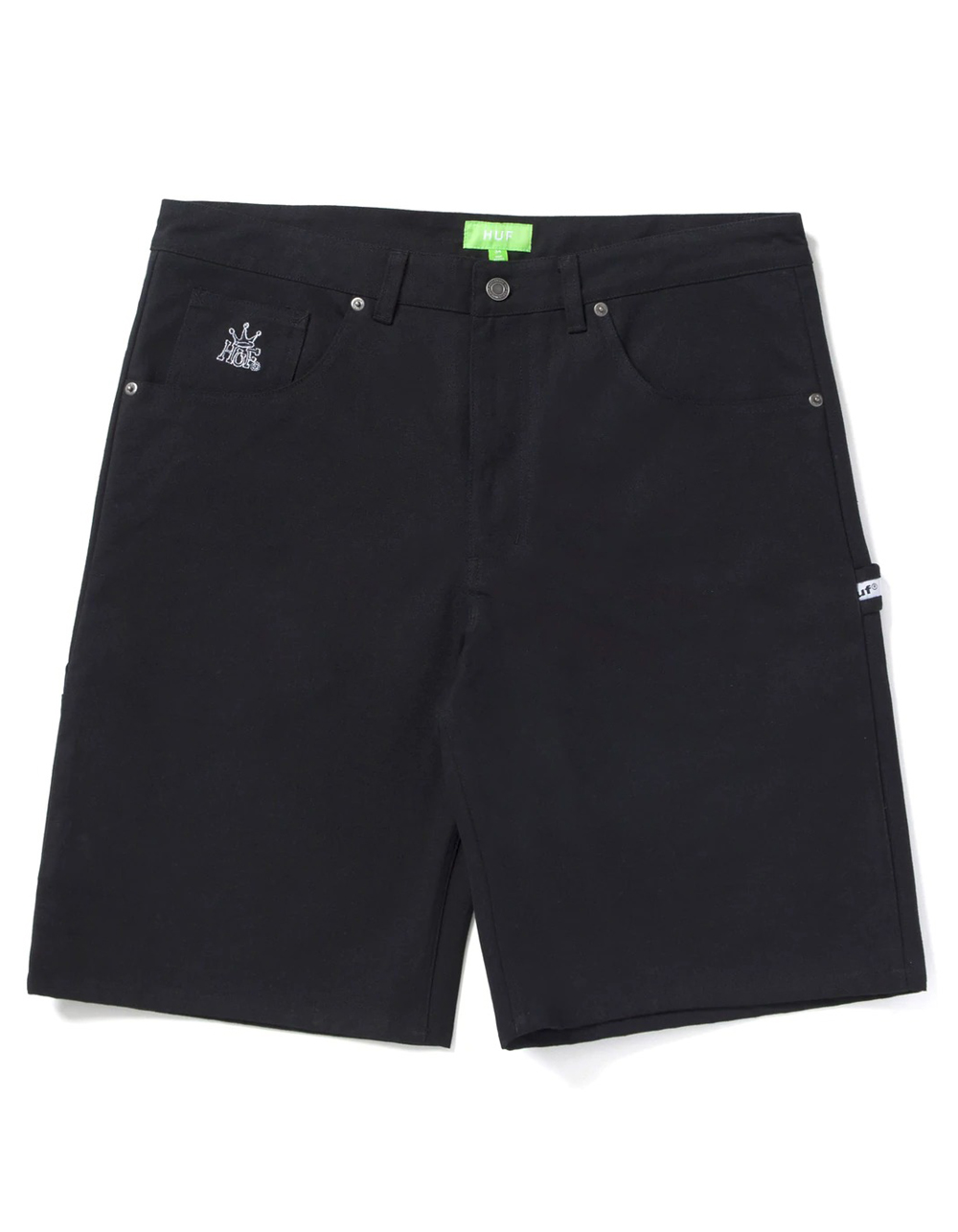 HUF Workman Mens Canvas Shorts - BLACK | Tillys