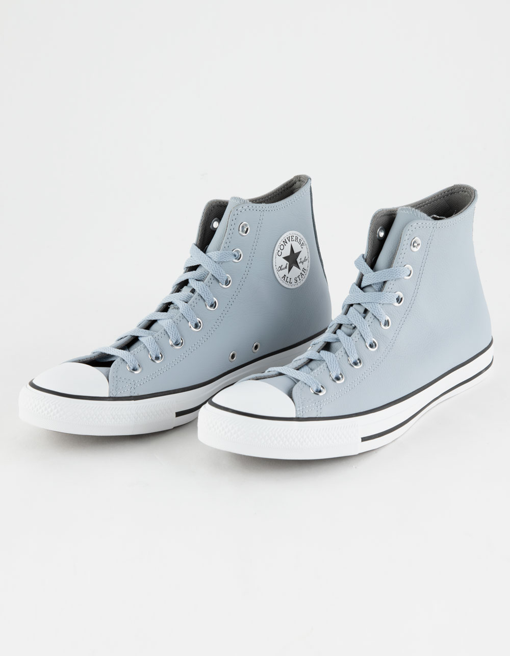 CONVERSE Chuck Taylor All Star Leather High Top Shoes - SILVER | Tillys