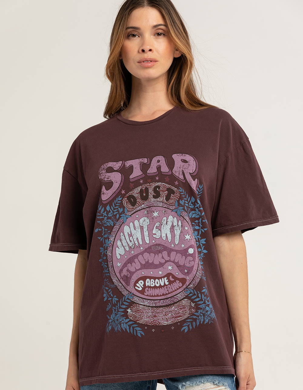 PROJECT SOCIAL T Stardust Womens Tee - PLUM | Tillys