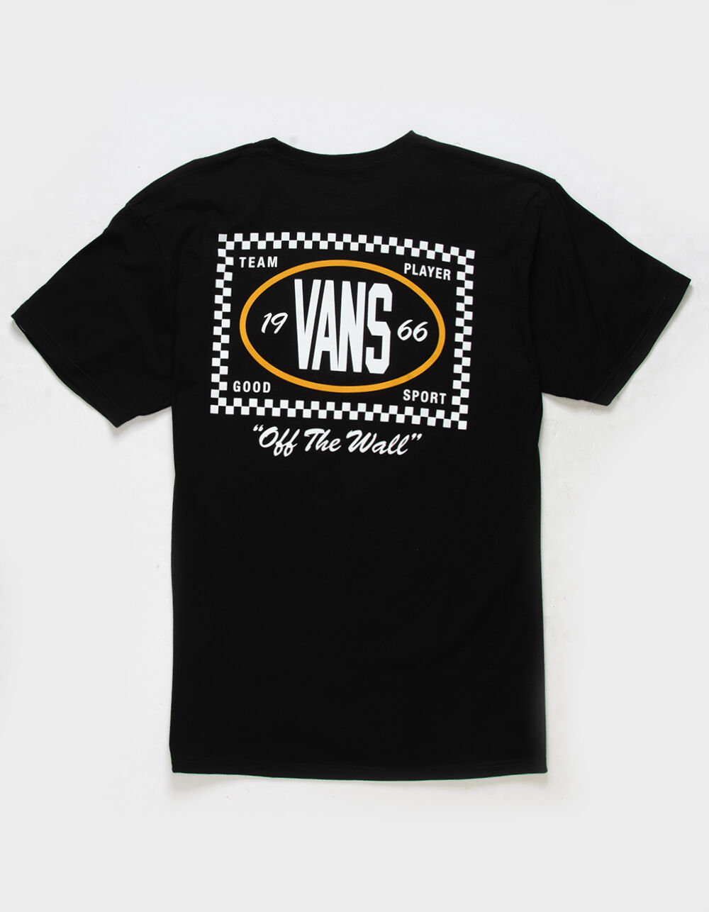 VANS Team Player Checkerboard Mens Tee - BLACK | Tillys