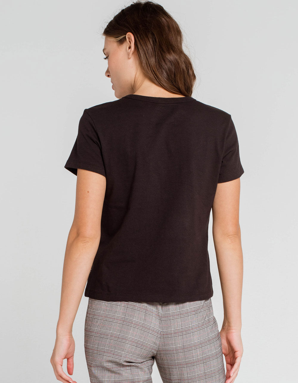 VANS Wreath Edger Womens Baby Tee - BLACK | Tillys