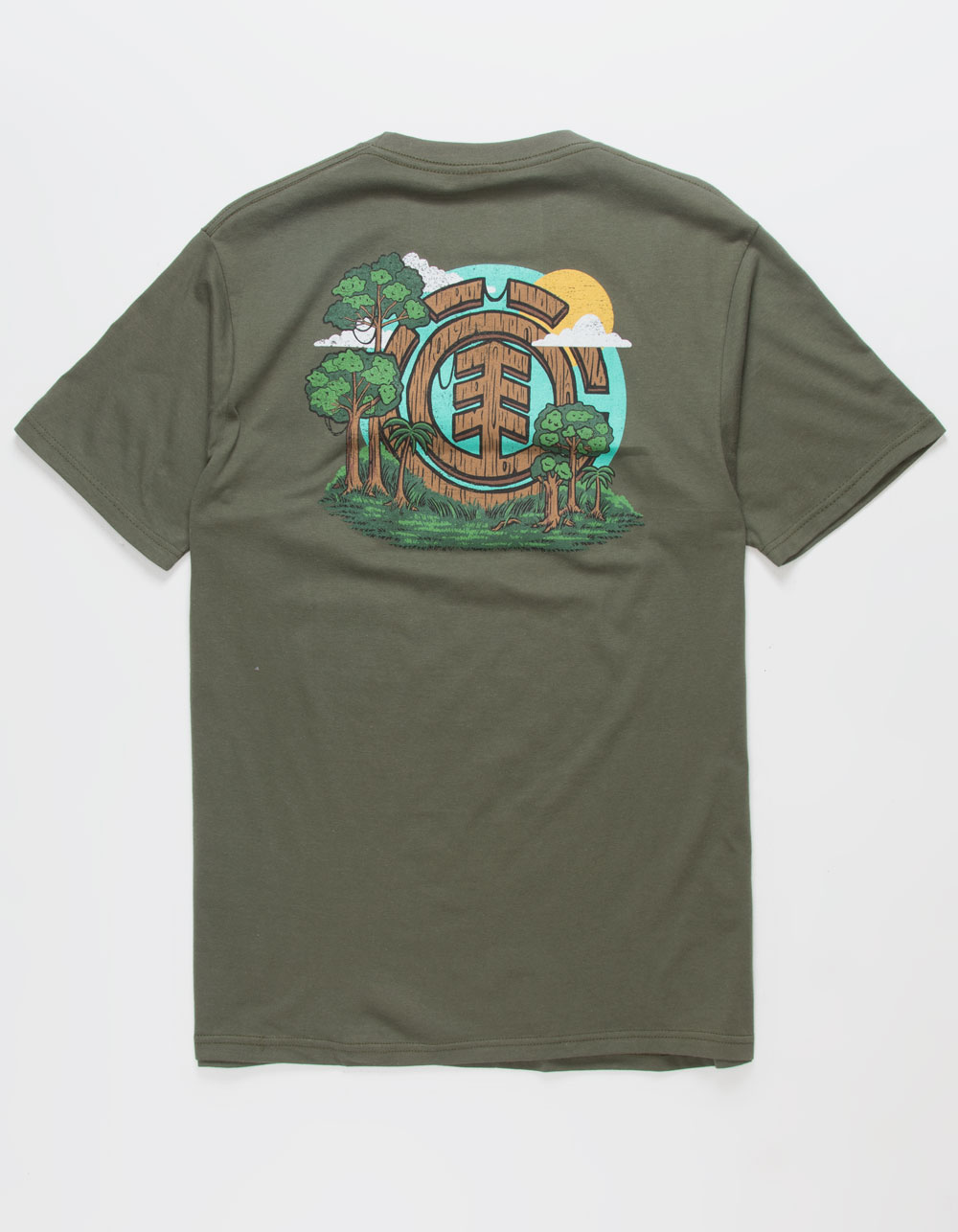 ELEMENT Jungle Mens Tee - ARMY | Tillys