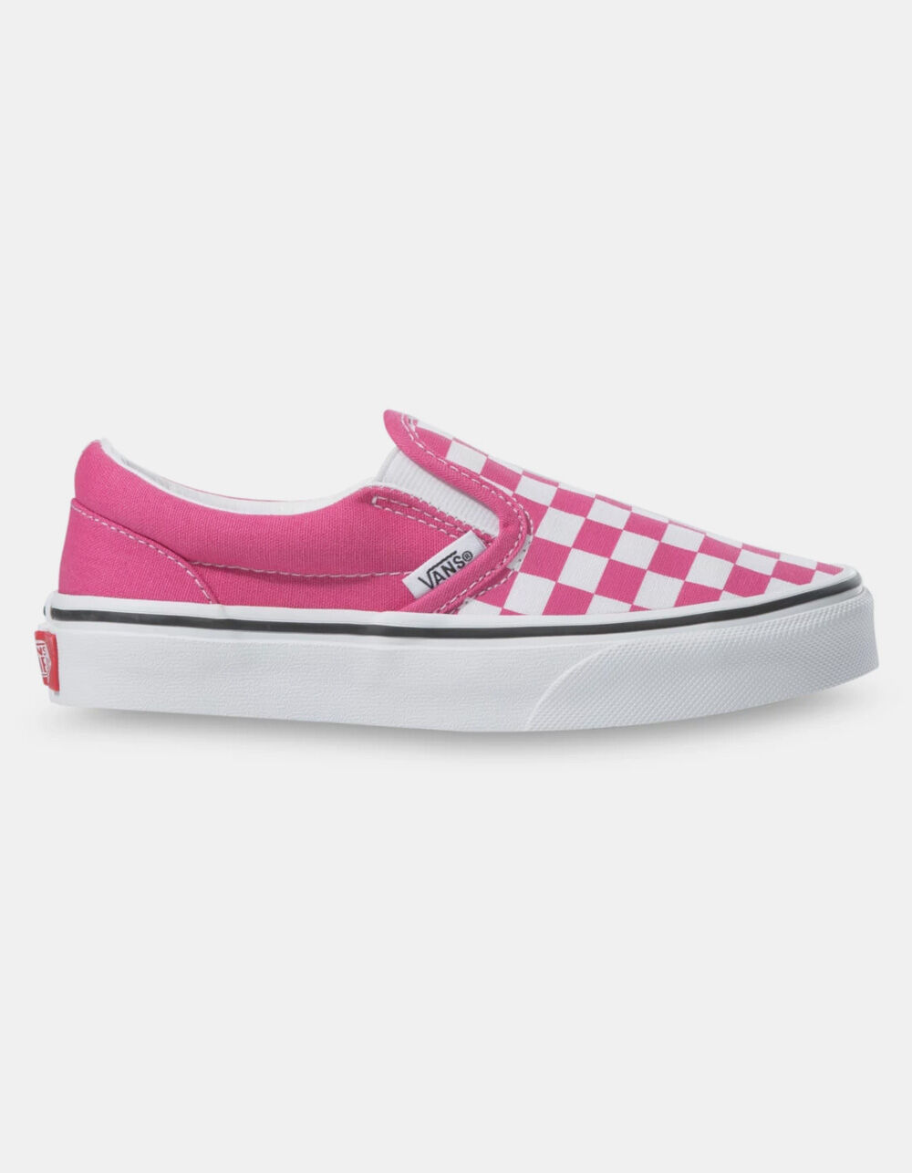 VANS Checkerboard Classic Slip-On Girls Shoes - FUCHSIA PURPLE/TRUE ...