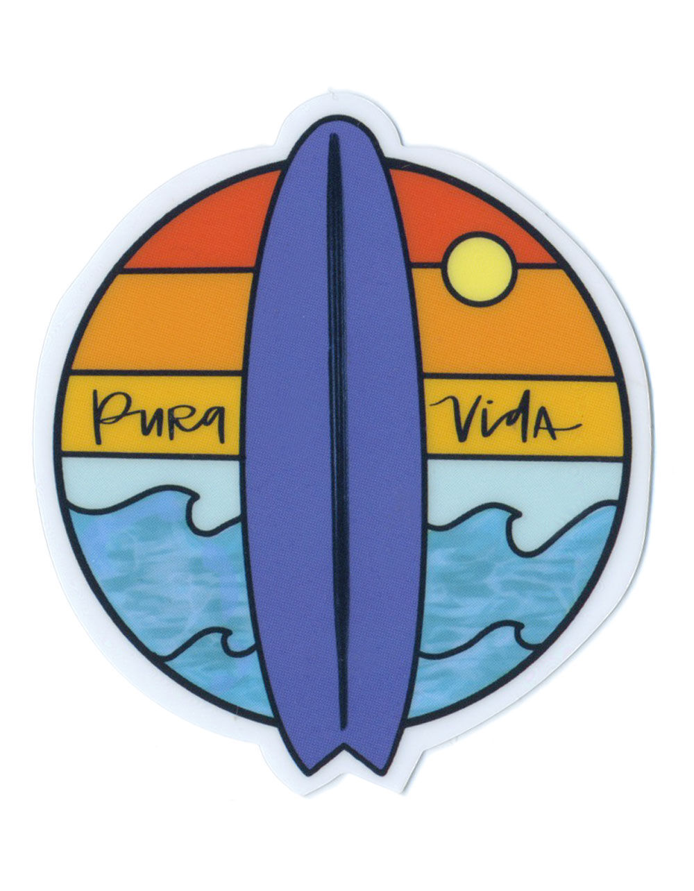 PURA VIDA Surf Check Sticker - MULTI | Tillys