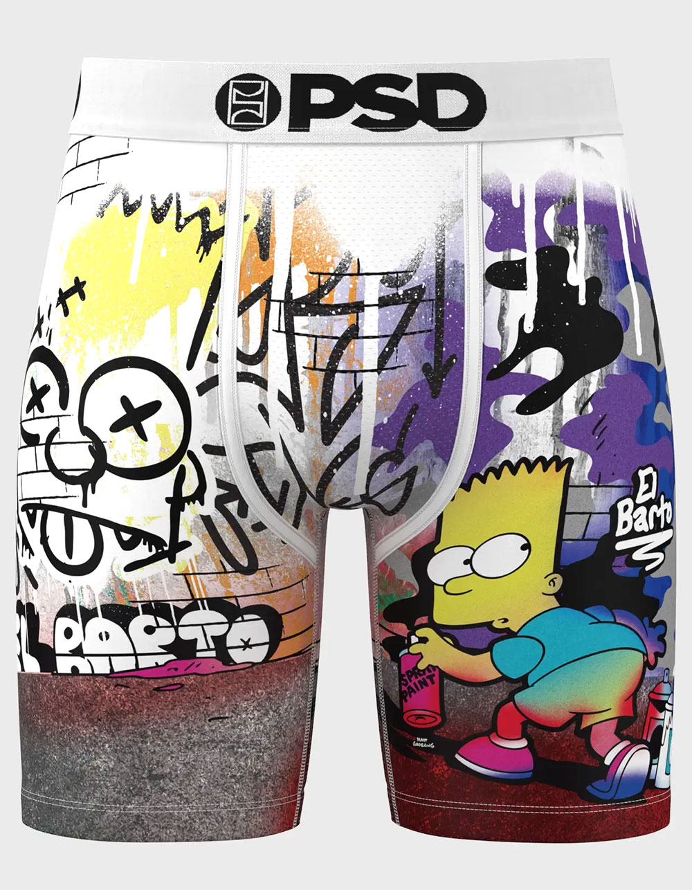 PSD x The Simpsons Bart Bomb Mens Boxer Briefs - MULTI | Tillys