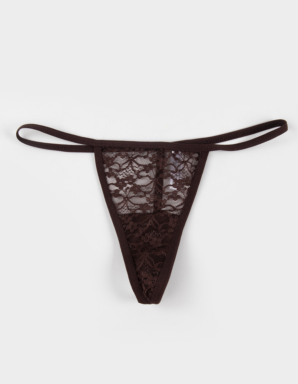 FULL TILT Allover Lace G-String Panties - BROWN | Tillys