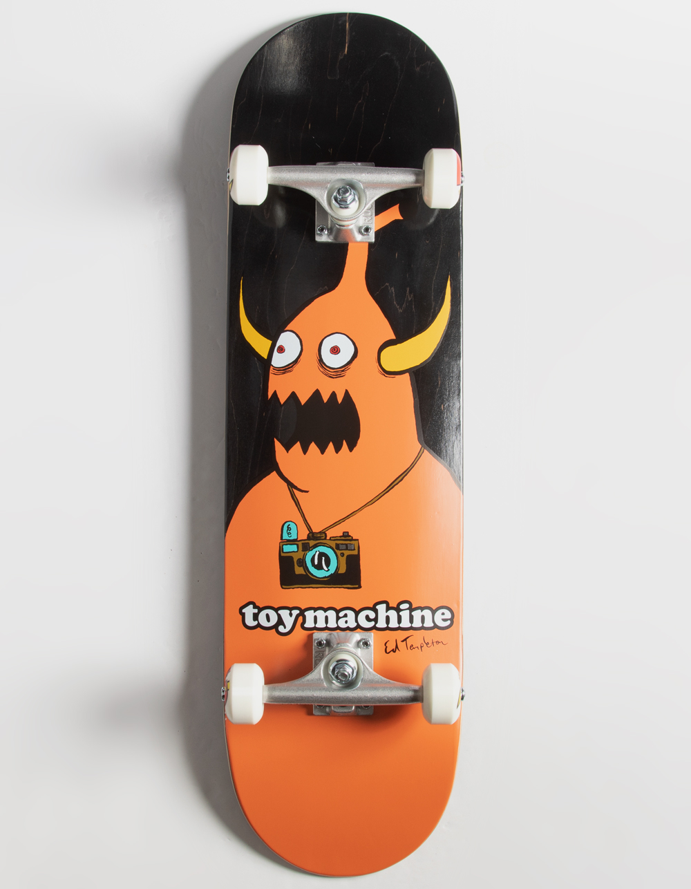 TOY MACHINE Templeton Camera Monster 8.5" Complete Skateboard - BLACK ...