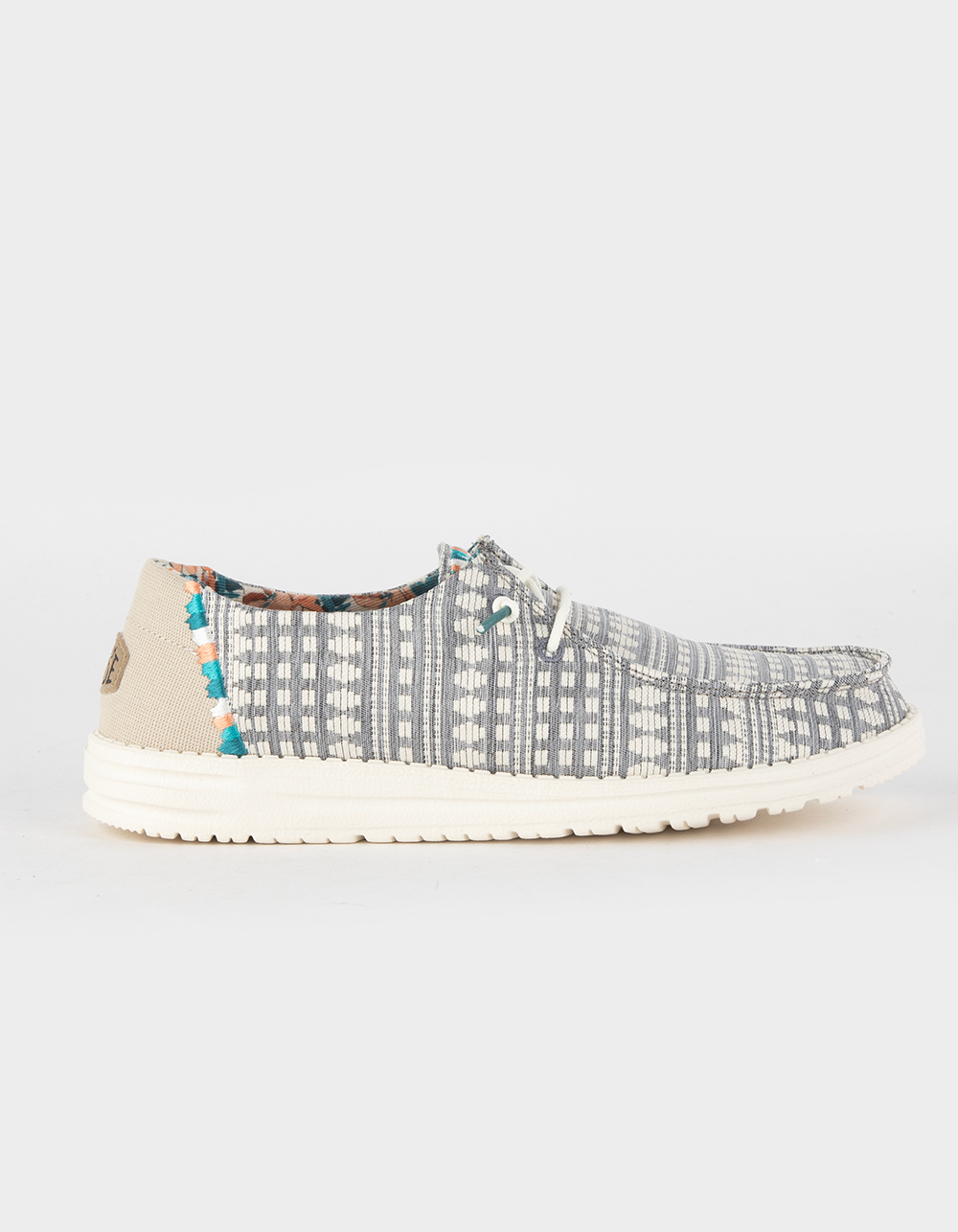 HEY DUDE Wendy Boho Embroidery Womens Slip On Shoes - GRAY/WHITE | Tillys