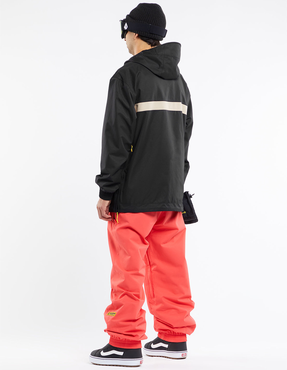 VOLCOM Longo Mens Pullover Snow Jacket - BLACK | Tillys