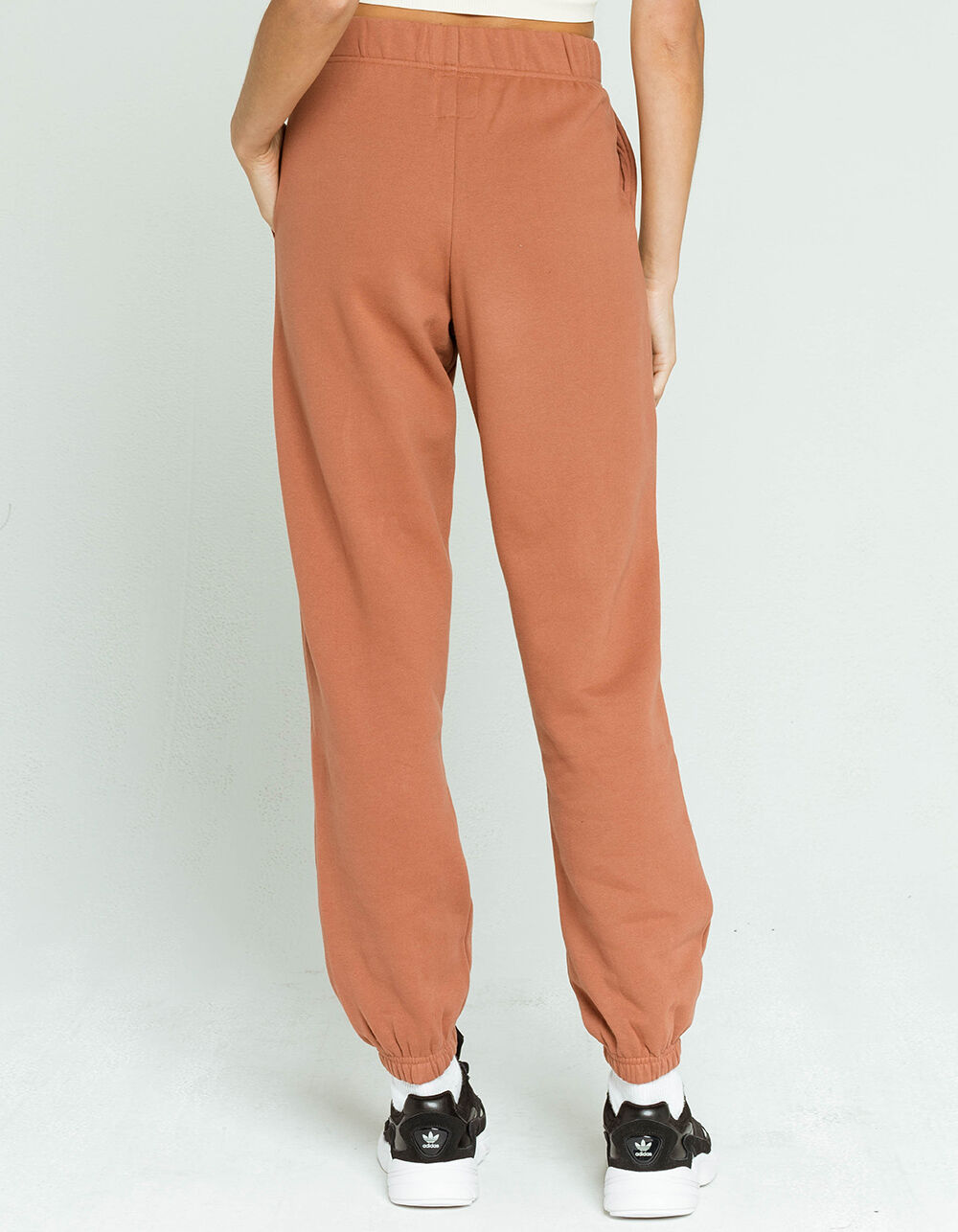 RSQ Oversized Womens Rust Jogger Pants - RUST | Tillys