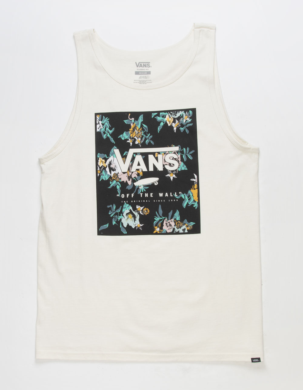 VANS Print Box Mens Tank Top - CREAM | Tillys