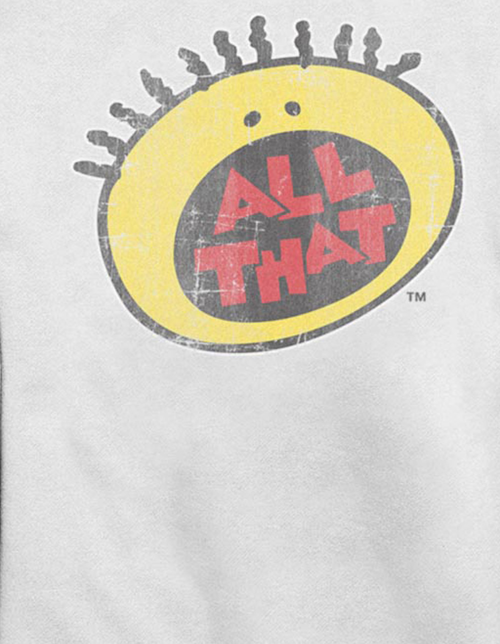 ALL THAT Logo Unisex Sweatshirt - WHITE | Tillys